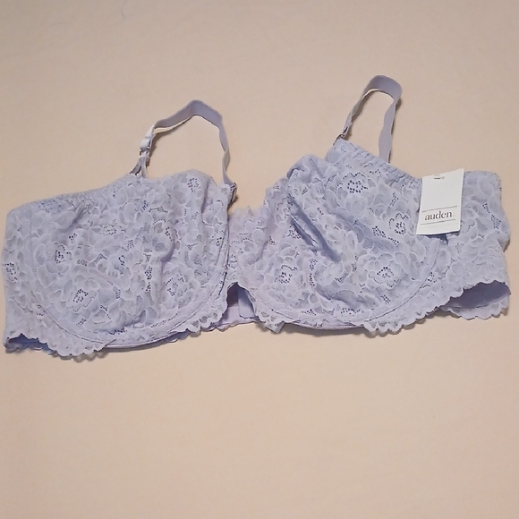 Auden | Intimates & Sleepwear | Auden Light Purple Lace Bra Comfort ...